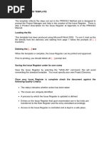PRINCE2 6th Edition Issue Register Template Example | PDF | Business ...