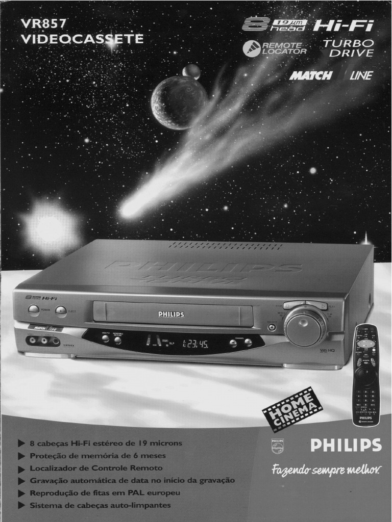 Philips Folheto Do vr857/78b | PDF
