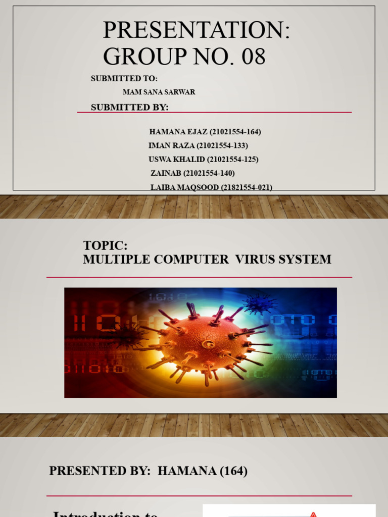 Presentation MIS | PDF | Computer Virus | Malware