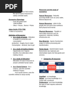 Economics Crossword Answer Key | PDF