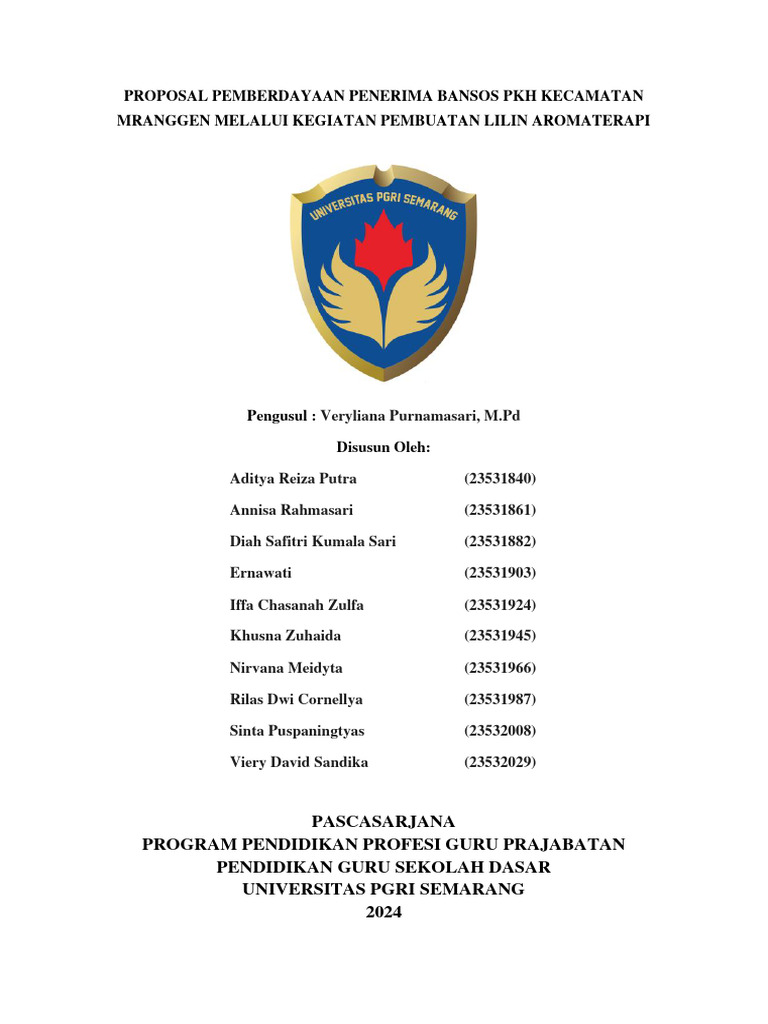 Proposal SMART Projek Kepemimpinan-Kel.1 | PDF