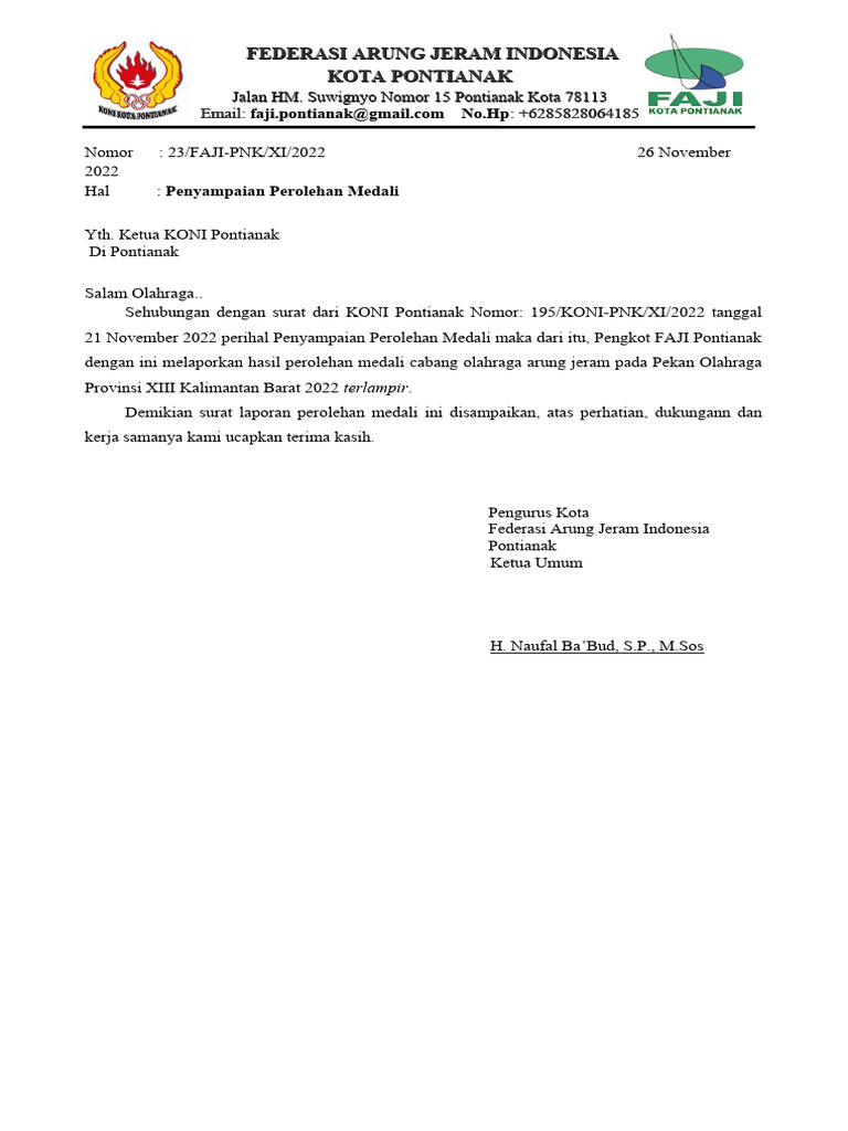 23 Daftar Nama Atlet Dan Hasil Porprov | PDF