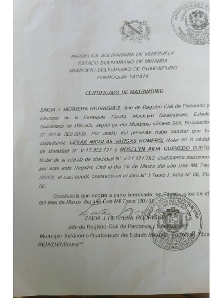 Certificado Roselyn | PDF