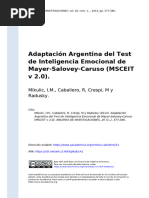 Version Imprimible MSCEIT | PDF | Inteligencia emocional | Cognición