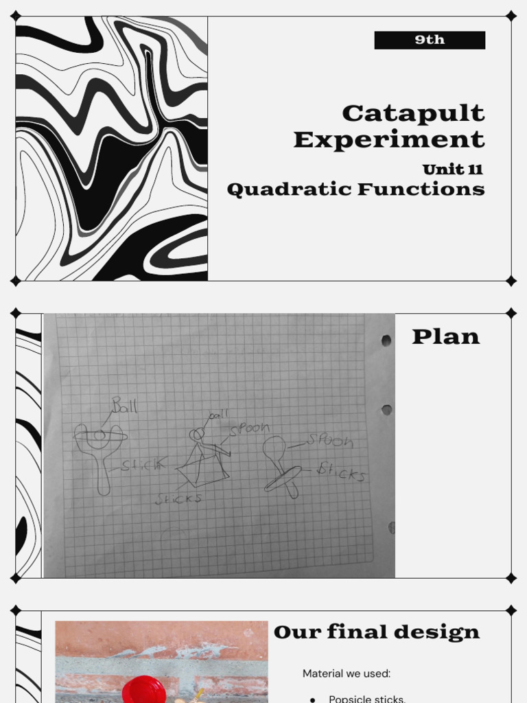 Quadratic Functions - Catapult | PDF | Quadratic Equation | Applied ...