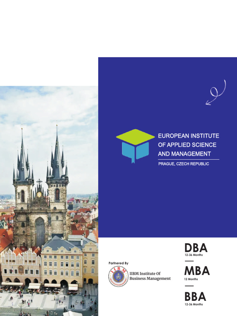 Eiasm Prospectus DBA Mba Bba | PDF | Master Of Business Administration ...