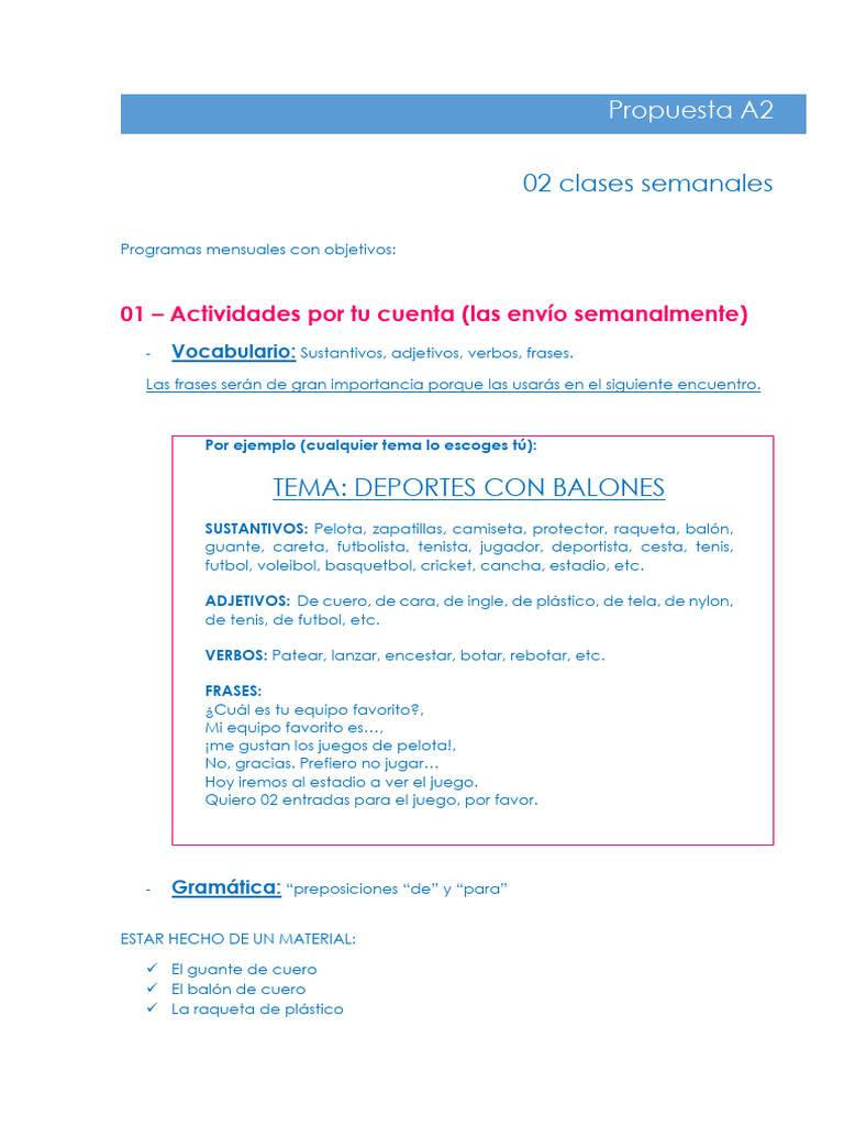 Ejemplo de una clase personalizada | PDF Ejemplo de una clase personalizada | PDF