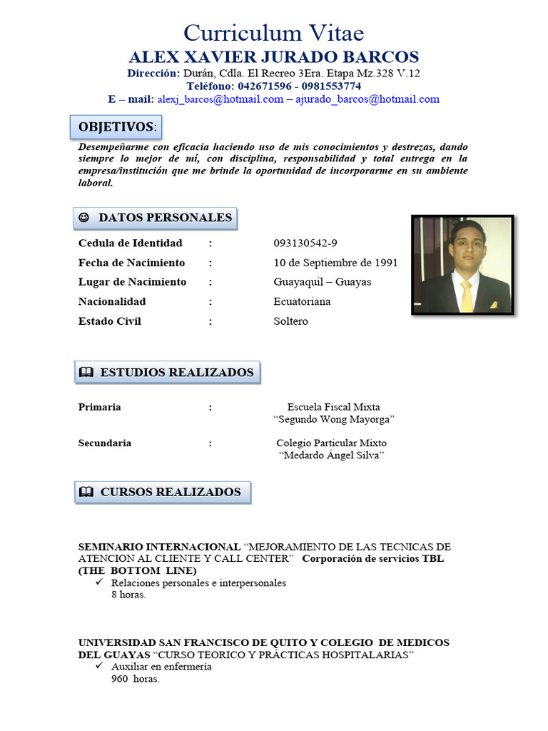 CV Aj Enfermeria 2.0 | PDF | Programas sociales | Cuidado de la salud