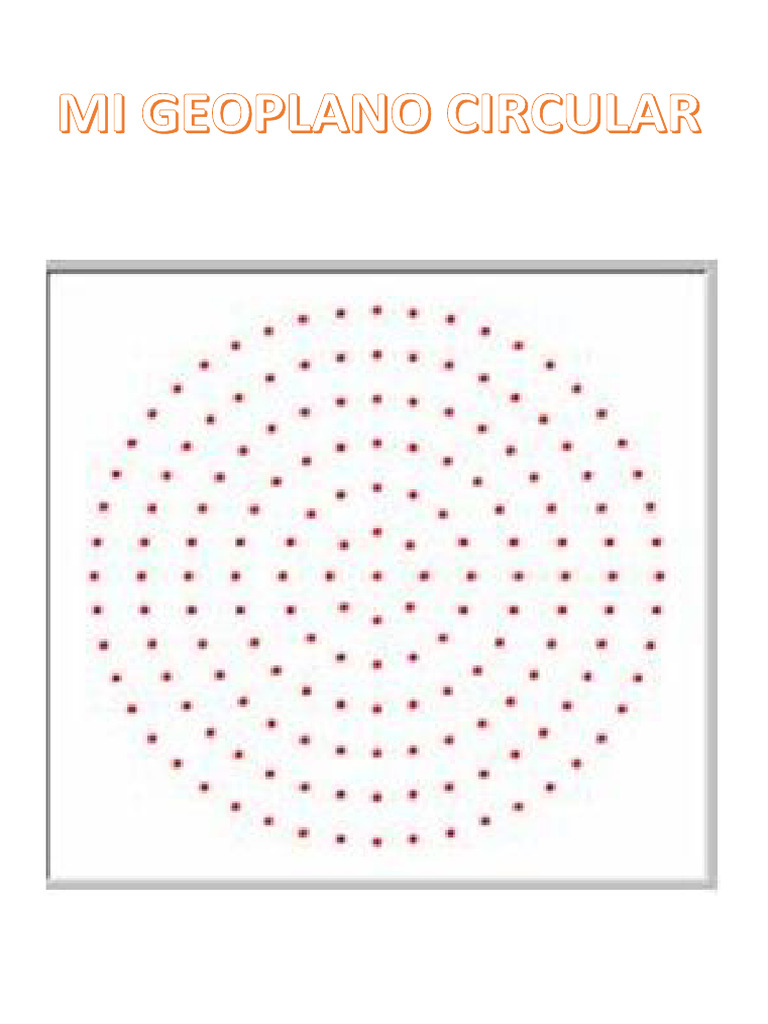 Ficha Imprimible - Moldes de Geoplanos | PDF
