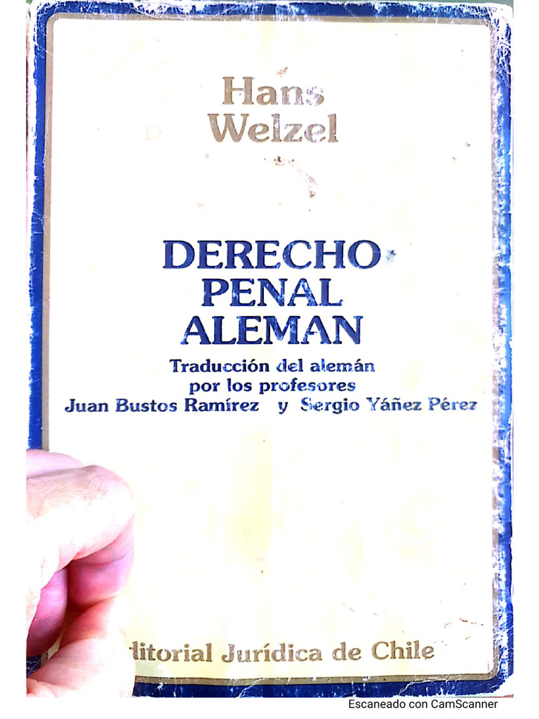 Hans Welzel Adecuación Social | PDF