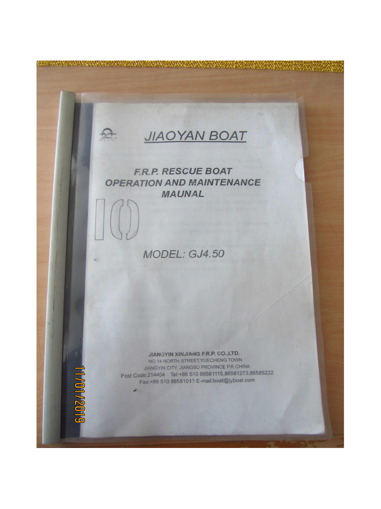 VM - Rescue Boat Manual | PDF