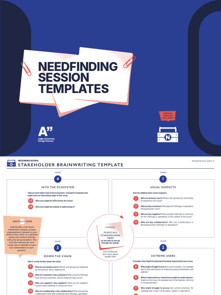 Needfinding_Session_Templates | PDF
