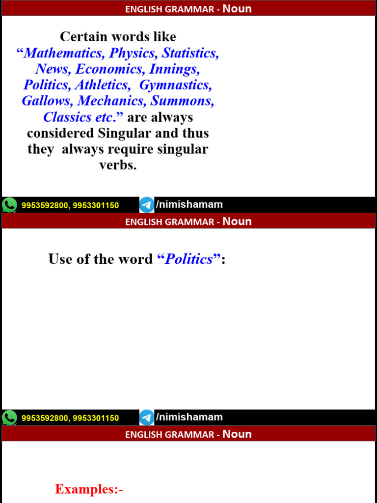 50 Hour Foundation Course Complete English Noun Class 2 1 | PDF ...