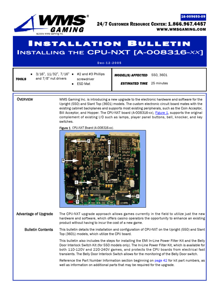 16 009693 09 Installing CPU NXT | PDF | Electrical Connector ...