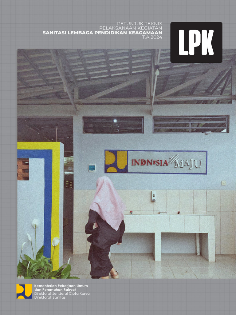 Petunjuk Teknis Sanitasi LPK 2024 - Fix | PDF
