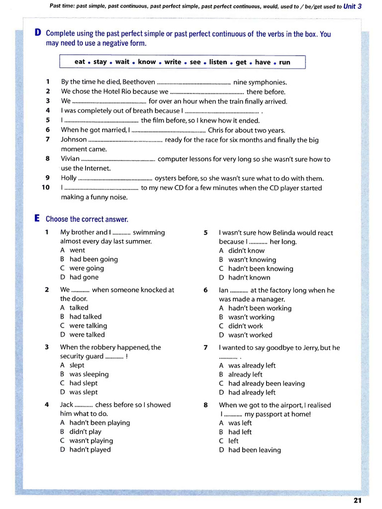 Destination B2. Grammar Vocabulary With Answer Key-Pages-23 | PDF