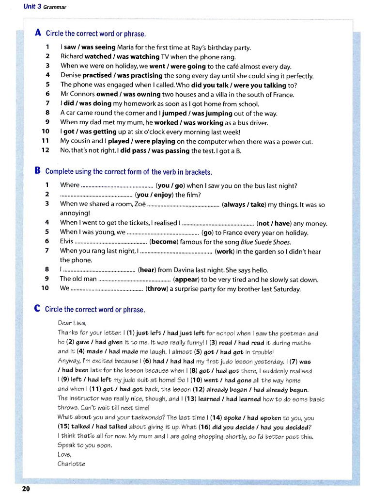Destination B2. Grammar Vocabulary with Answer Key-pages-22 | PDF