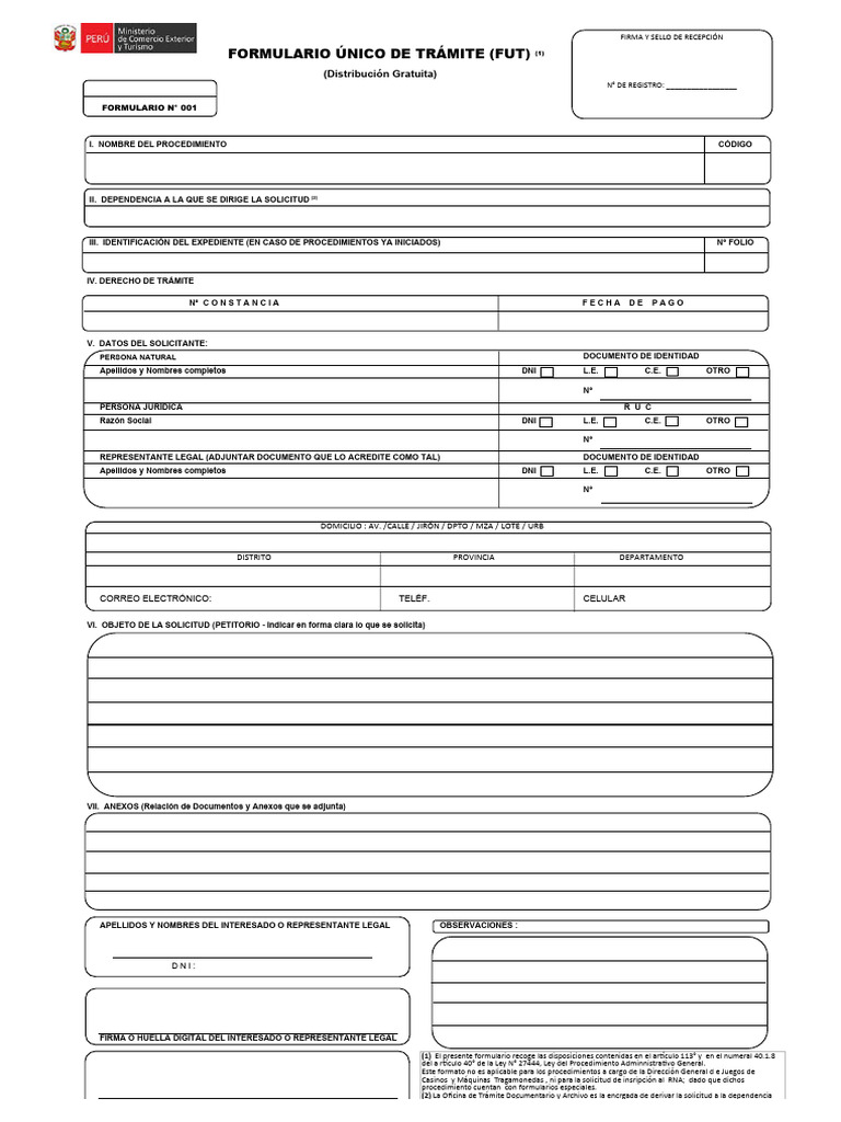 F-001 Fut | PDF | Documento de identidad