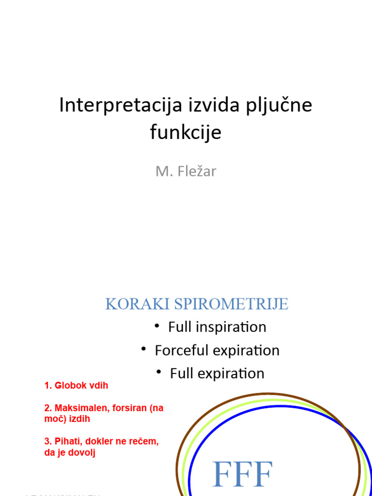 Interpretacija Pljučne Funkcije Jan 2014 | PDF