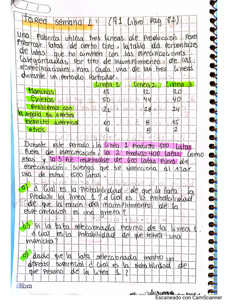 Tarea 1 Prob y Estadistica | PDF