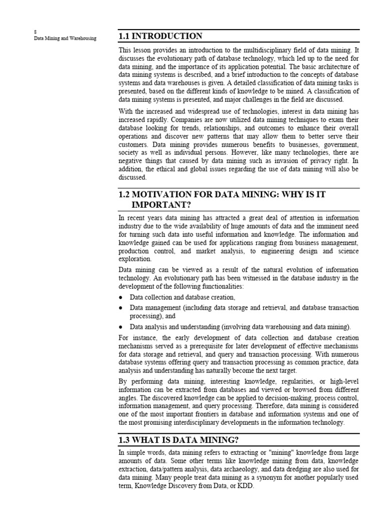 8 Data Mining and Warehousing | PDF | Relational Database | Data Warehouse