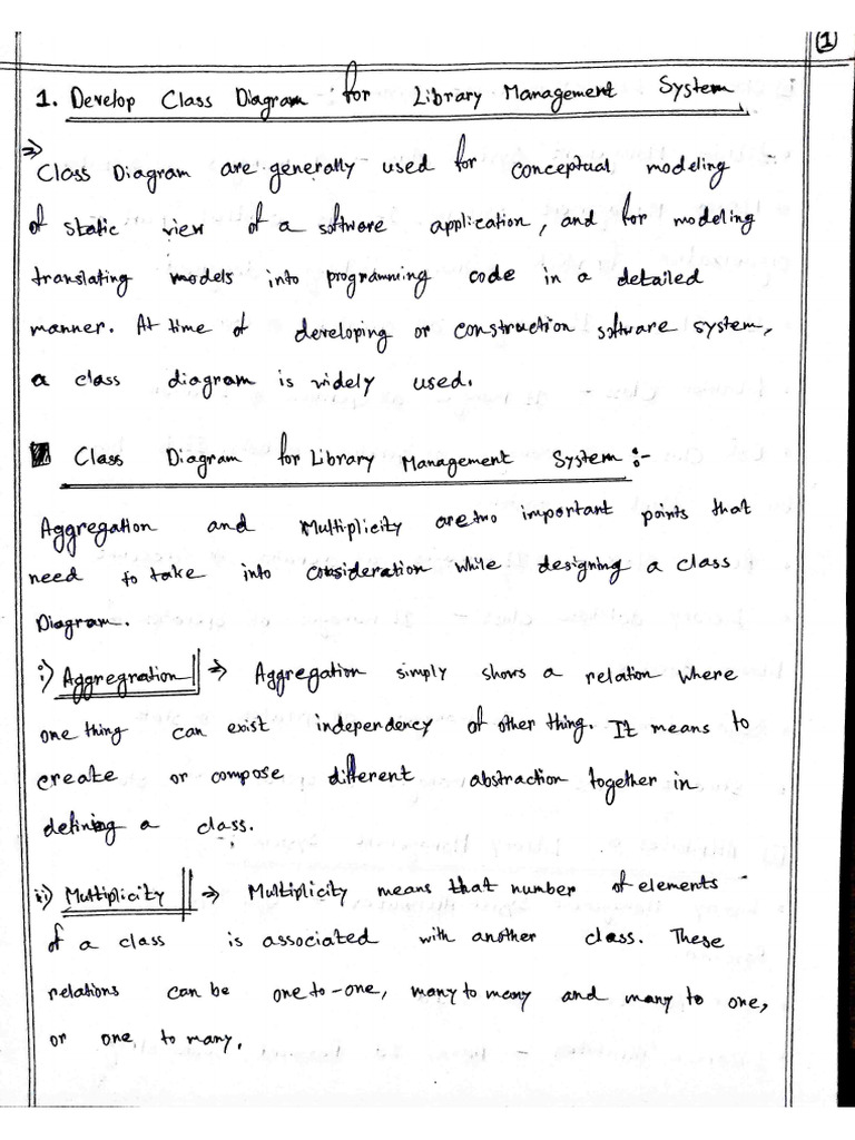 Software Library Management System Diagram | PDF