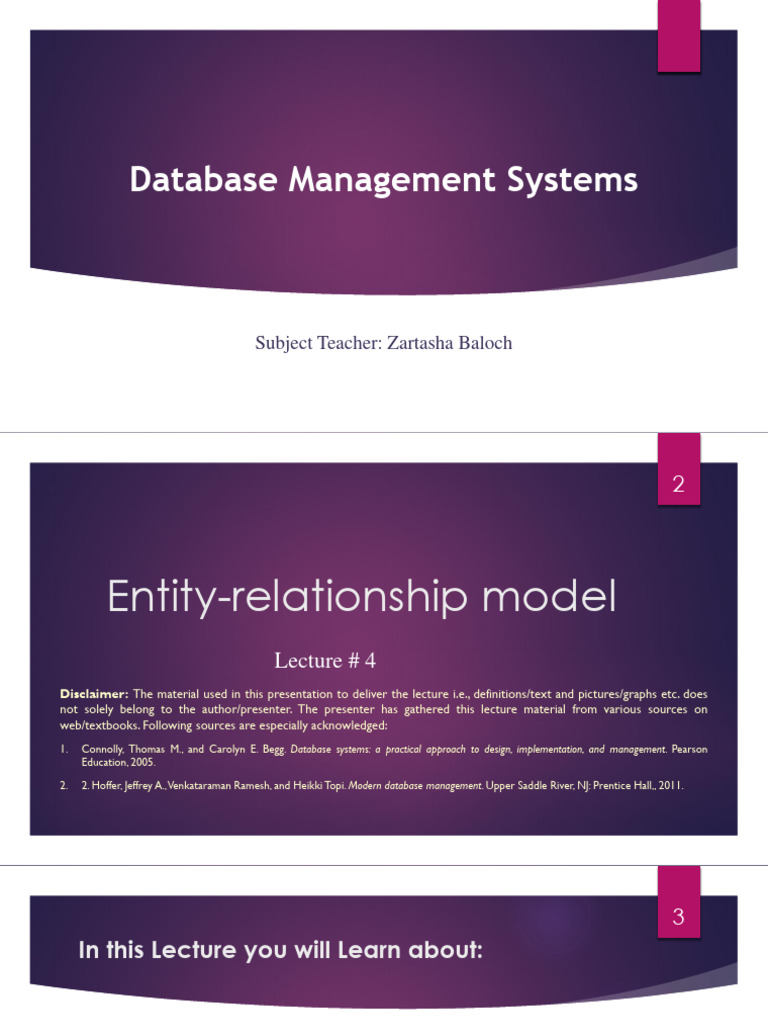 ER Model | PDF | Databases | Computer Data