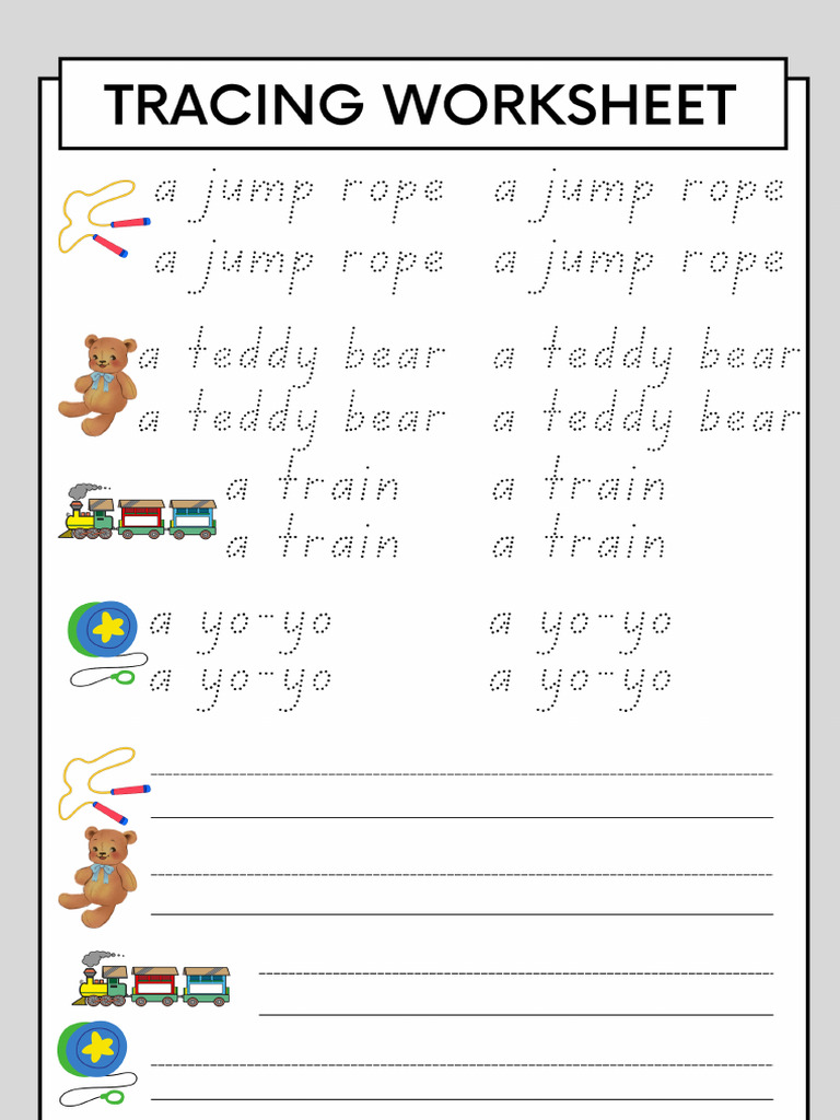Alphabet Tracing Bundle Worksheet | PDF