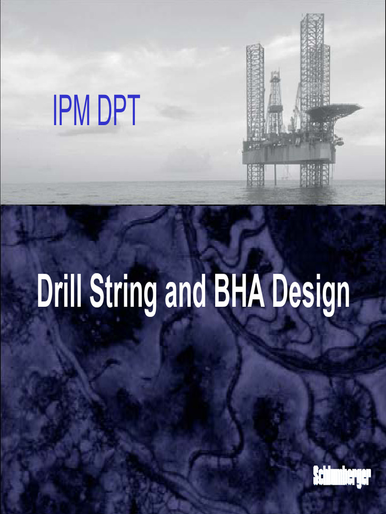 Schlumberger - Drill String Design & BHA Design | PDF | Strength Of ...