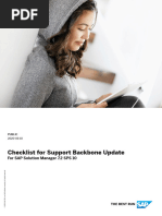 CheckList Fro Support Backbone Update SOLMAN 7.2 - sps8 | PDF | Transport Layer Security | Proxy ...