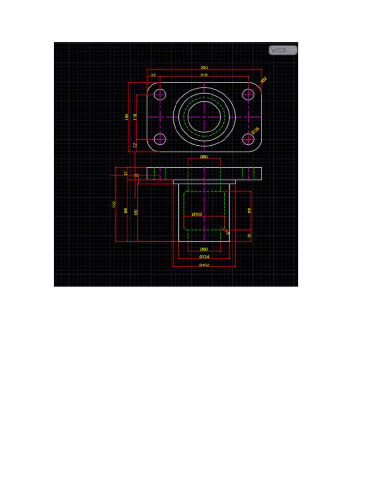Ejemplo Autocad 2 Resuelto Por El Profesor | PDF