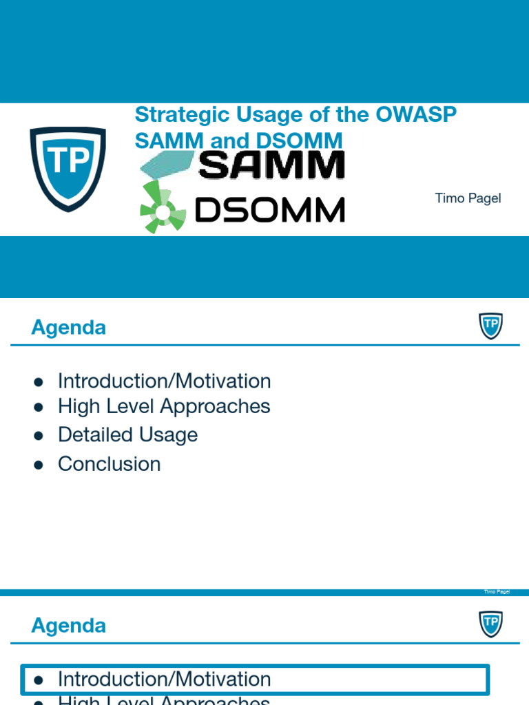 SAMM DevSecOps Maturity Model | PDF | Governance | Regulatory Compliance SAMM DevSecOps Maturity Model | PDF | Governance | Regulatory Compliance