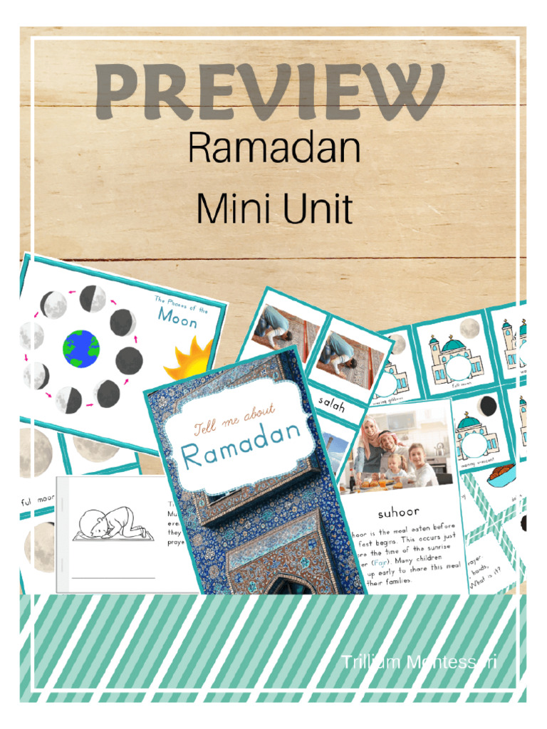 Preview Ramadhan Mini Unit Montessori Guidance | Download Free PDF ...