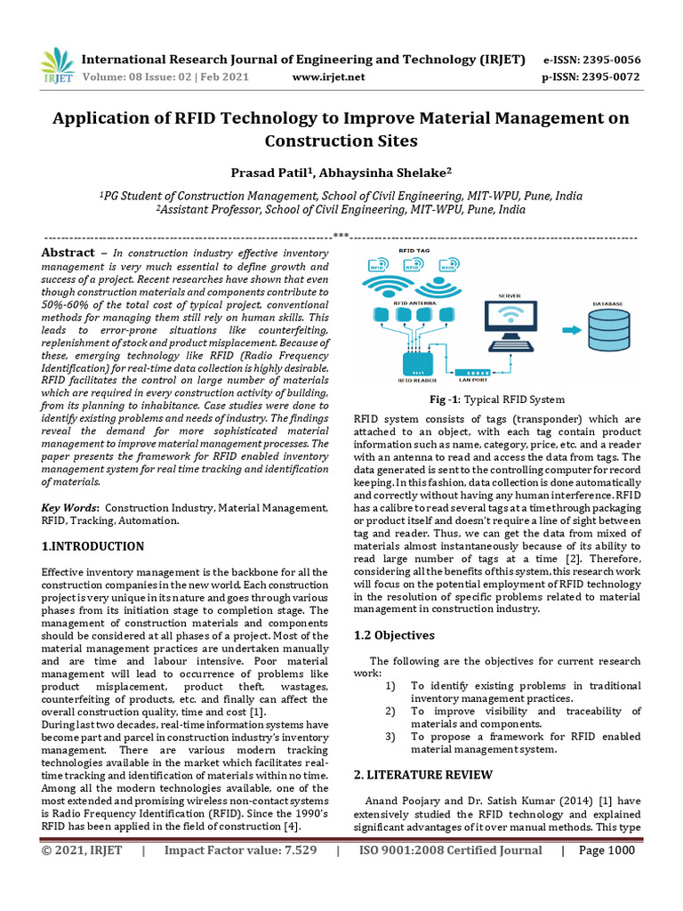RFID | PDF | Radio Frequency Identification