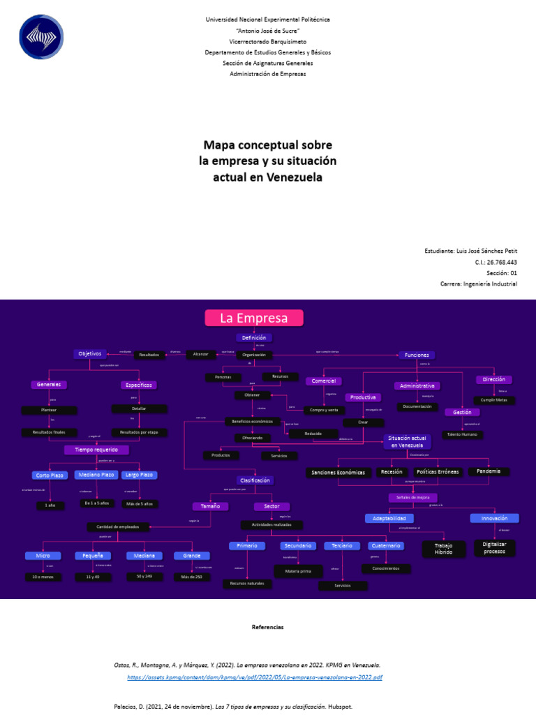 Mapa Conceptual, Luis Sánchez | PDF | Business | Venezuela