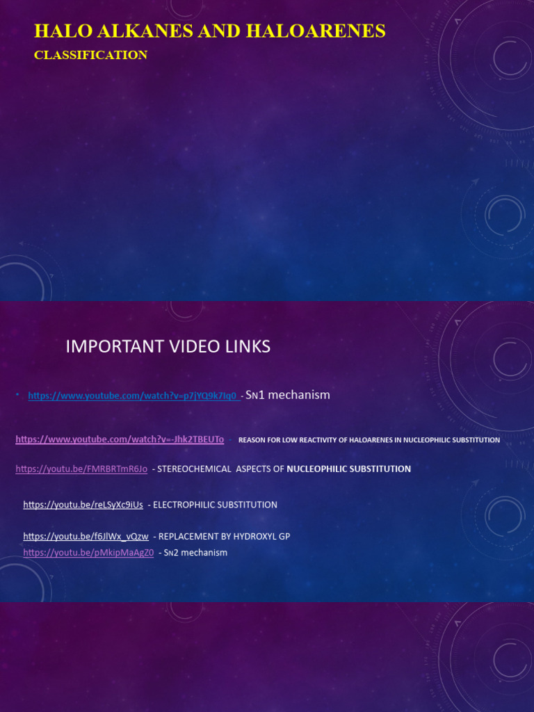 Haloalkanes and Halo Arenes | PDF | Chemical Reactions | Physical Chemistry