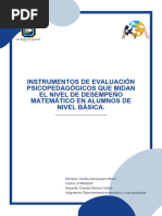 Ficha Tecnica de La Pruebas Tedi-Math | PDF | Evaluación | Cognición