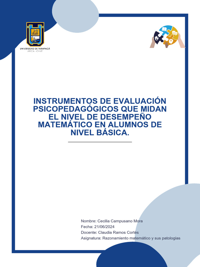 Taller #4 Instrumentos para Evaluar Matemática - 20240621 - 205440 ...