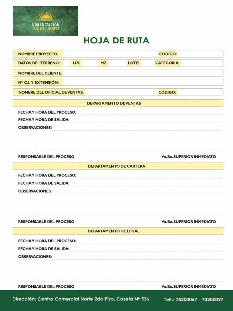 HOJA DE RUTA | PDF