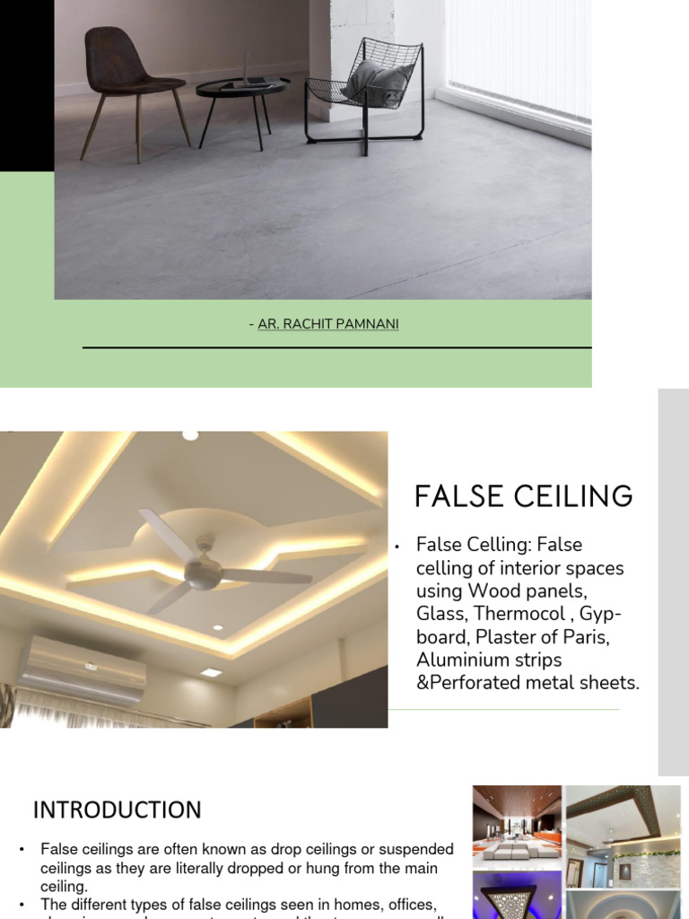 False Ceiling | PDF | Materials | Building Engineering
