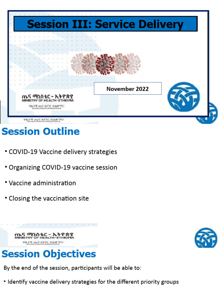 Session VII Service Delivery | PDF | Vaccines | Vaccination