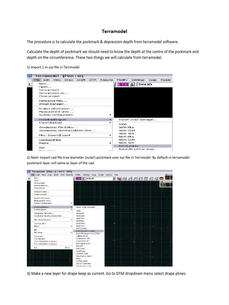 Terramodel Pockmark | PDF | Technology & Engineering
