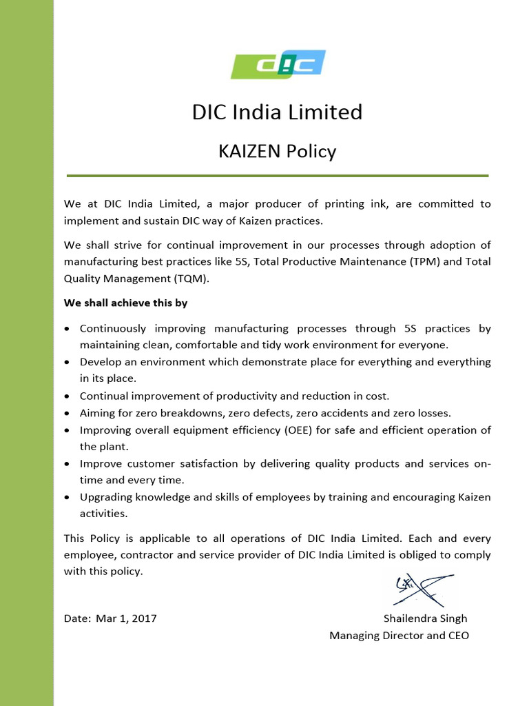 kaizen-policy | PDF