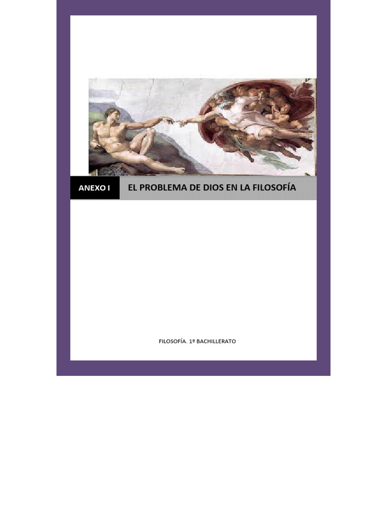 Filosofía - Existencia de Dios | PDF | Agnosticismo | Existencia