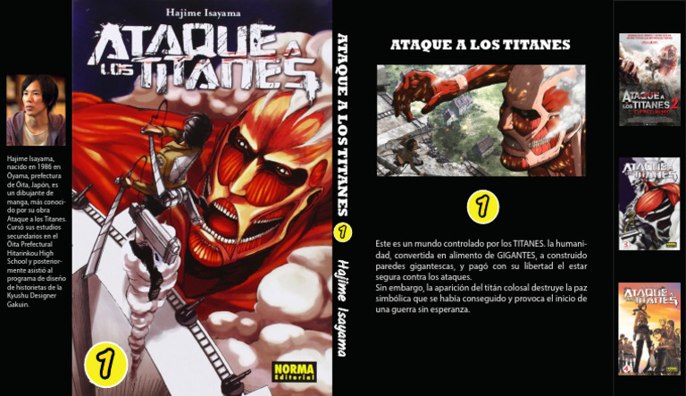 Tapa ATAQUE DE LOS TITANES 1 | PDF