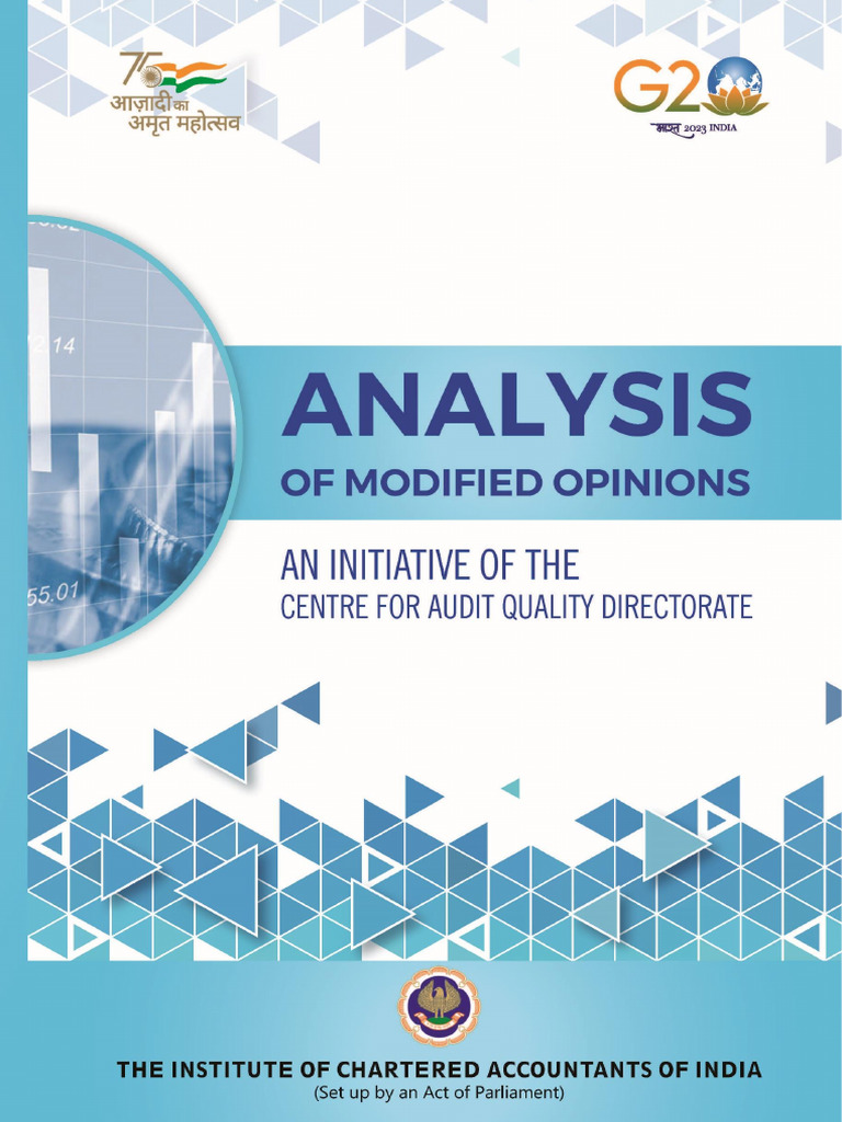 Analysis of Modified Opinions | PDF | Auditor's Report | Audit