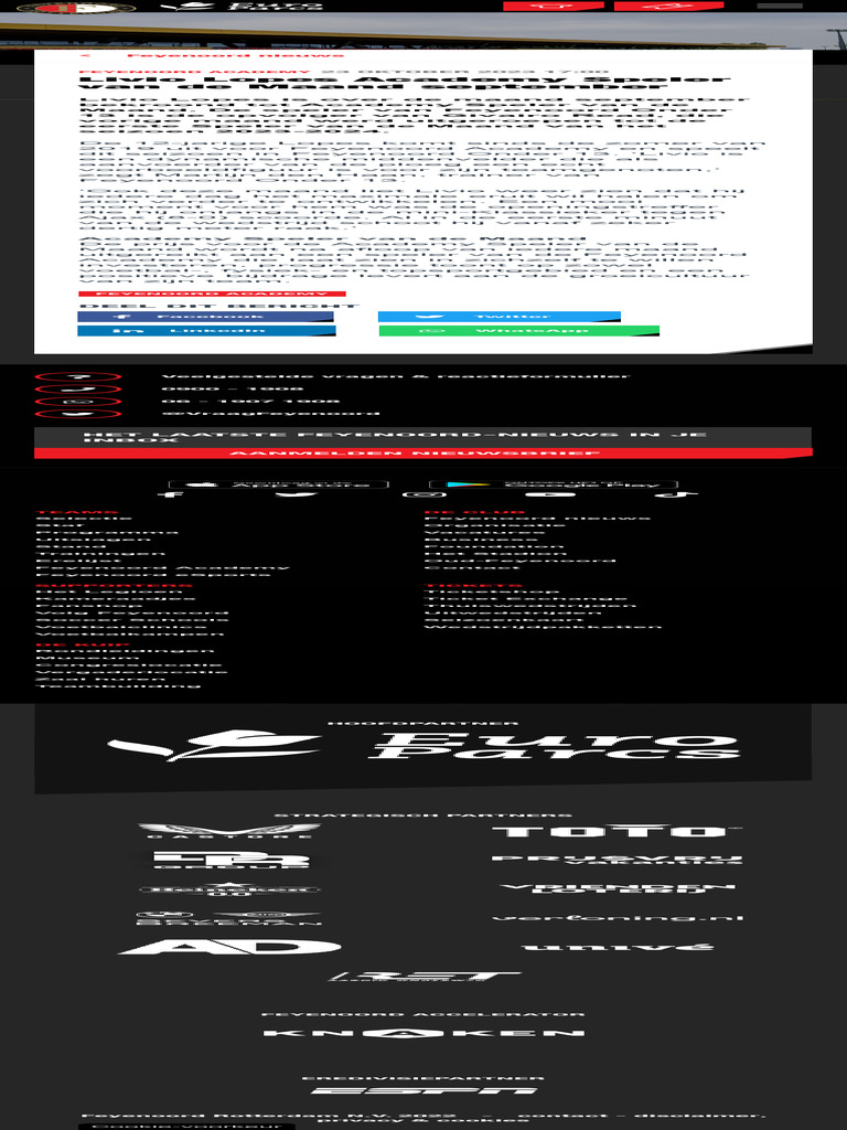 Livio Lopes Academy Speler Van de Maand September - Feyenoord - NL | PDF