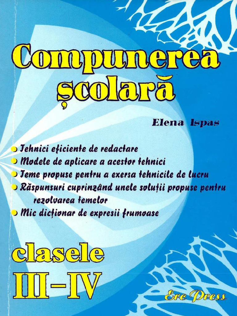 Compuneri Clasa A 4 A | PDF