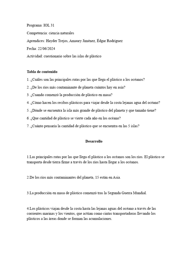 Hayder Trejos IOL 31. | PDF