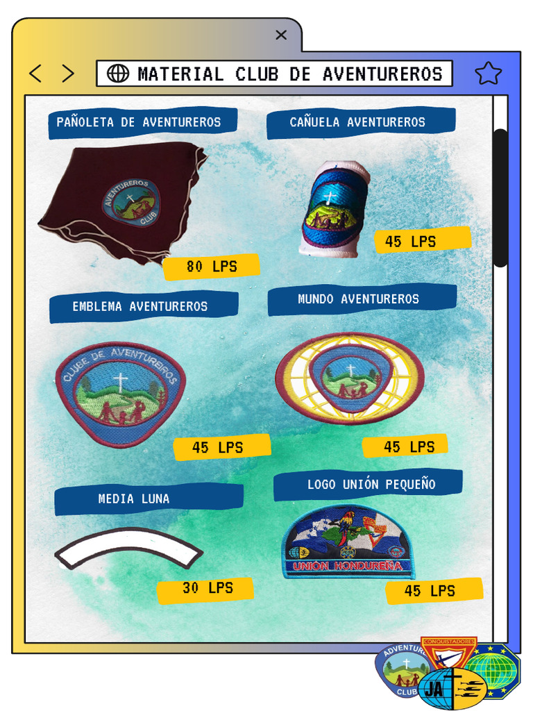 Catalogo - Club Insignias | PDF